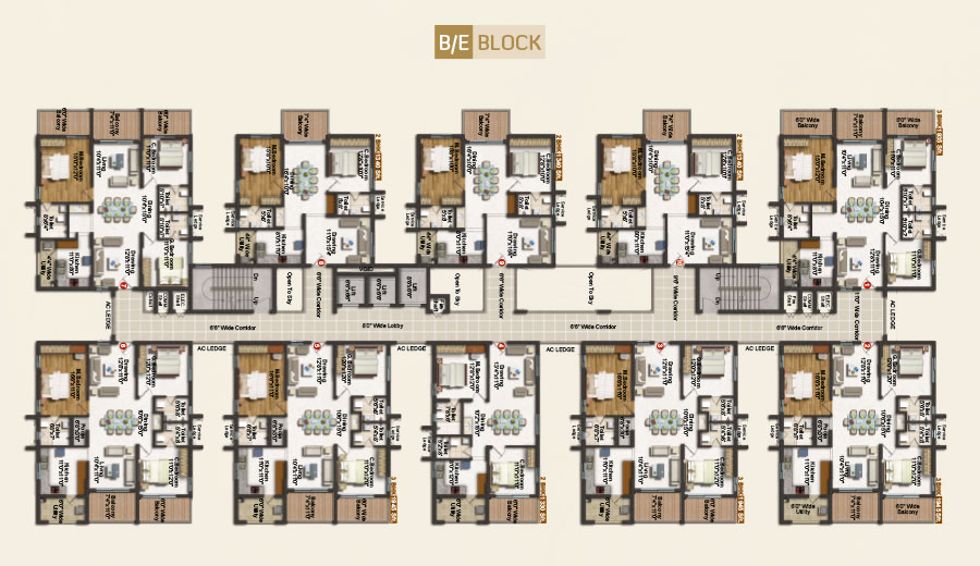 Frontline Seven: 3 BHK Flats in Kokapet, Hyderabad